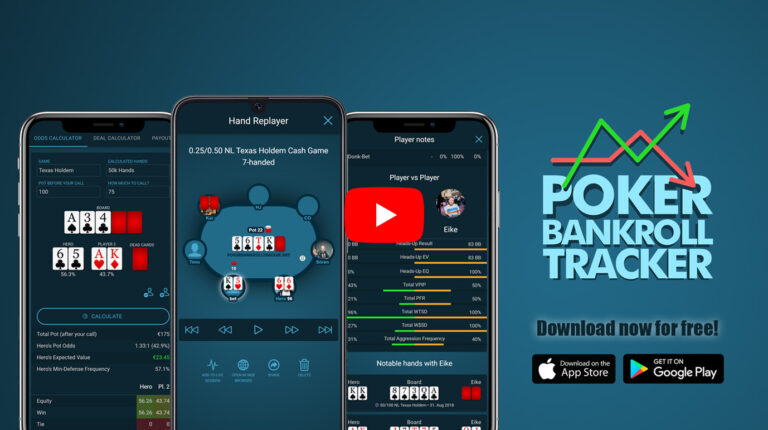 Poker Bankroll Tracker App for iOS and Android